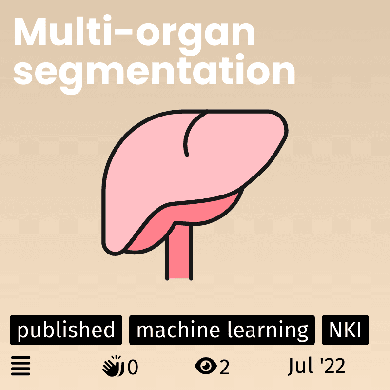Multi-organ segmentation | Maarten Poirot